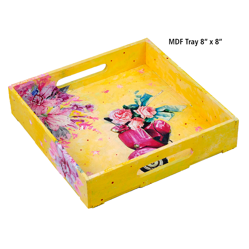 Decorative Multipurpose Tray by Penkraft - Exclusively hand-painted in ...