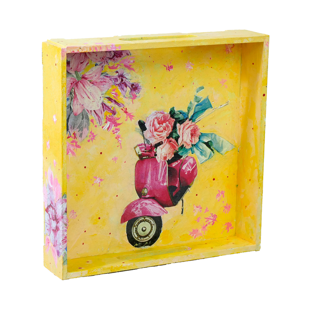 Decorative Multipurpose Tray by Penkraft - Exclusively hand-painted in ...